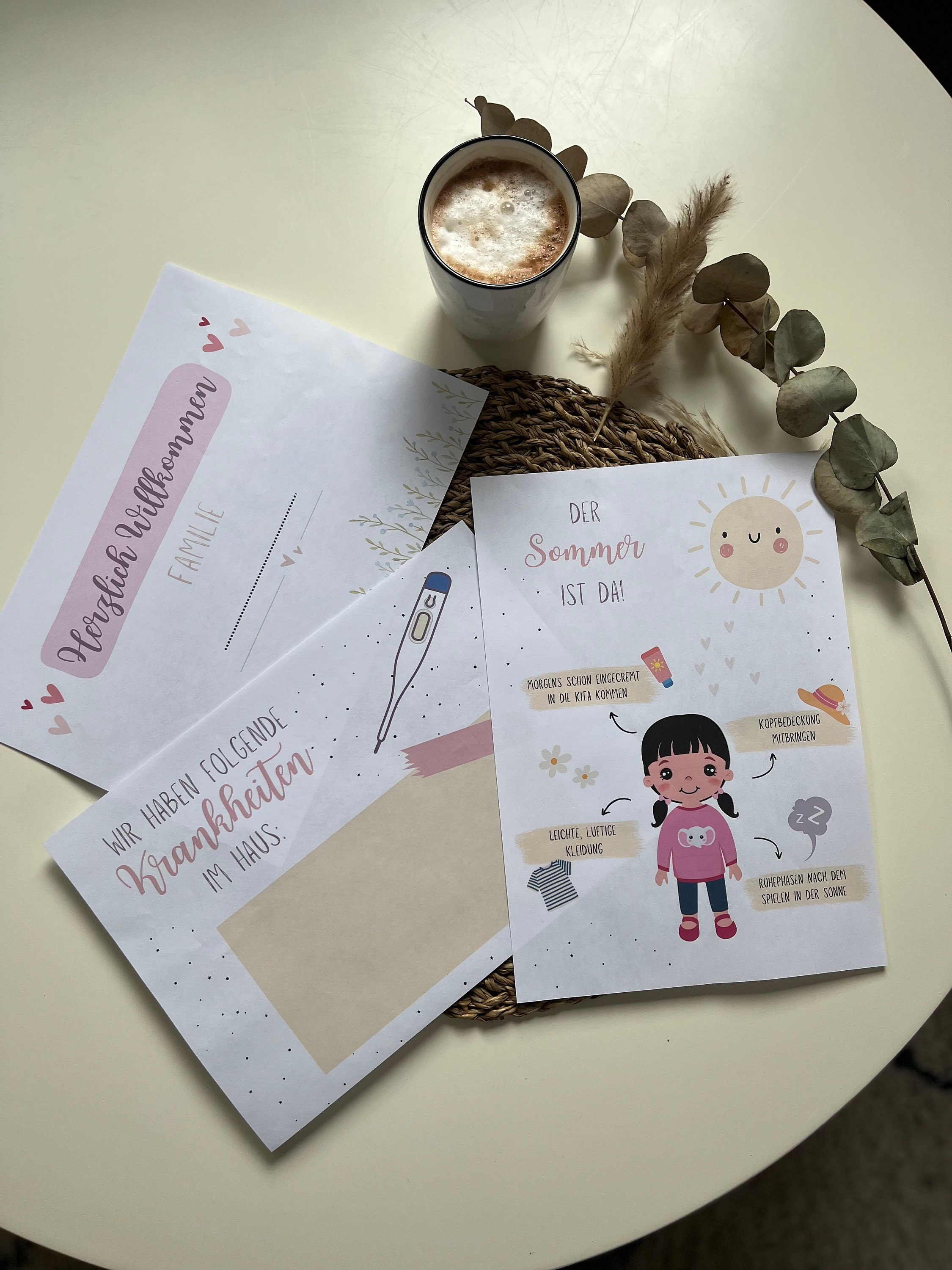 Notices for Kindergarten and Crèche - Etsy