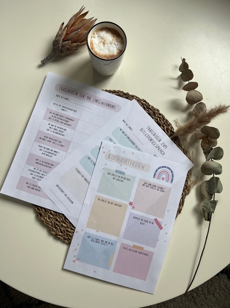 Templates for Parent Meetings in Daycare Centers and Crèches - Etsy