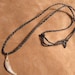 Fox Tooth Necklace - Real Fox Canine Fang on Hand-braided Adjustable ...