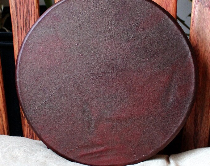 8 Eight Inch Diameter Red Dyed Real Deer Raw Hide Skin - Etsy