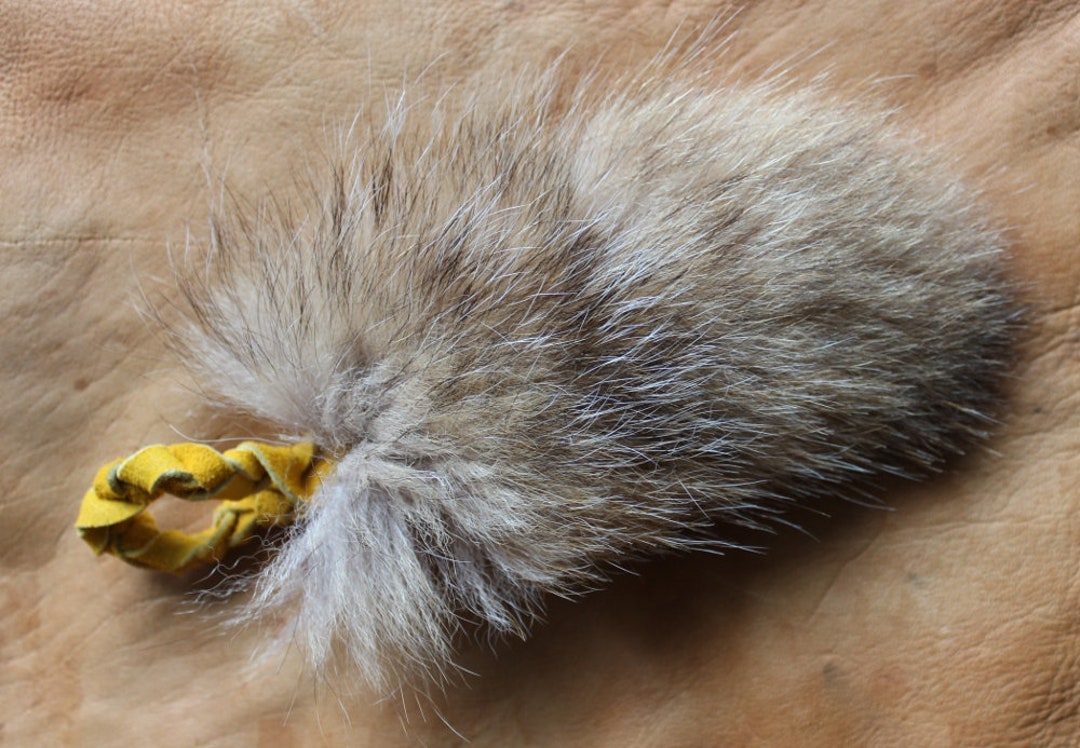 Badger Tail - Real Eco-friendly Wild American Badger Fur Totem Tail on ...