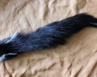 Skunk Tail Keychain - Etsy