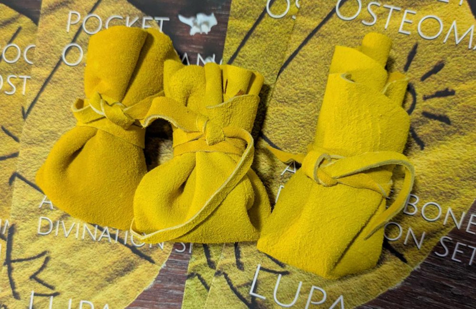 Pocket Osteomancy: A Simple Bone Divination Set Casting Cloth and Bones ...