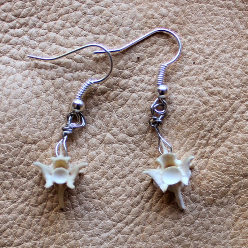 Bone Earrings - Etsy