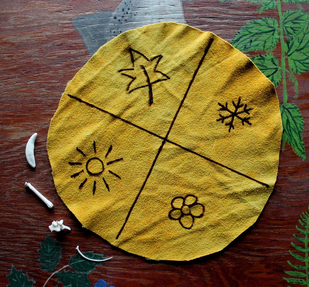 Pocket Osteomancy: A Simple Bone Divination Set Casting Cloth and Bones ...