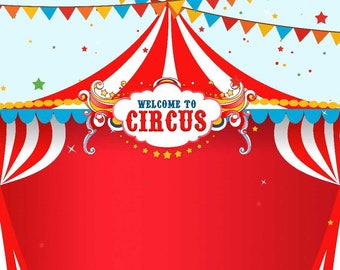 Circus backdrop | Etsy