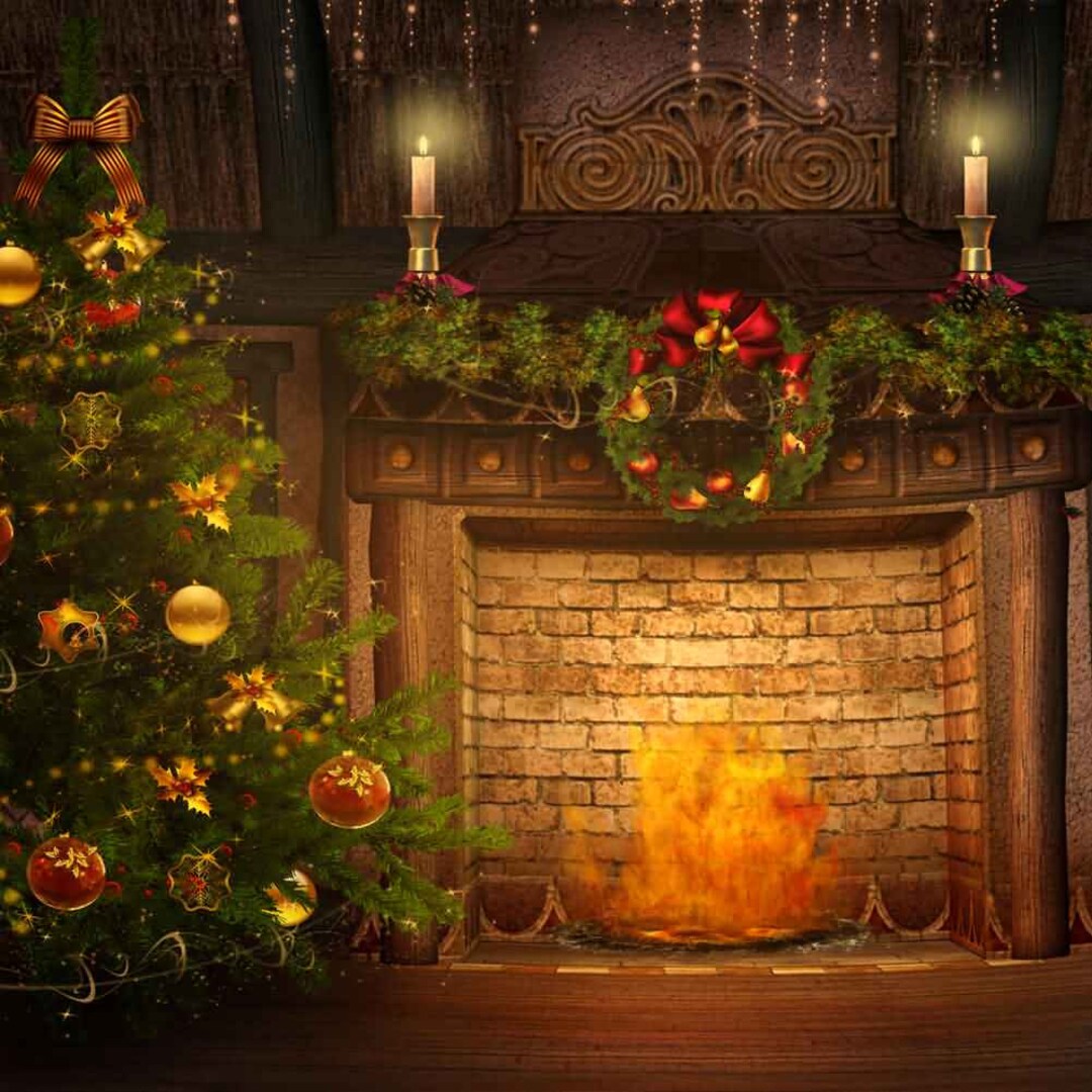 Roaring Fire 10ft X 10ft Backdrop Computer Printed Photography - Etsy