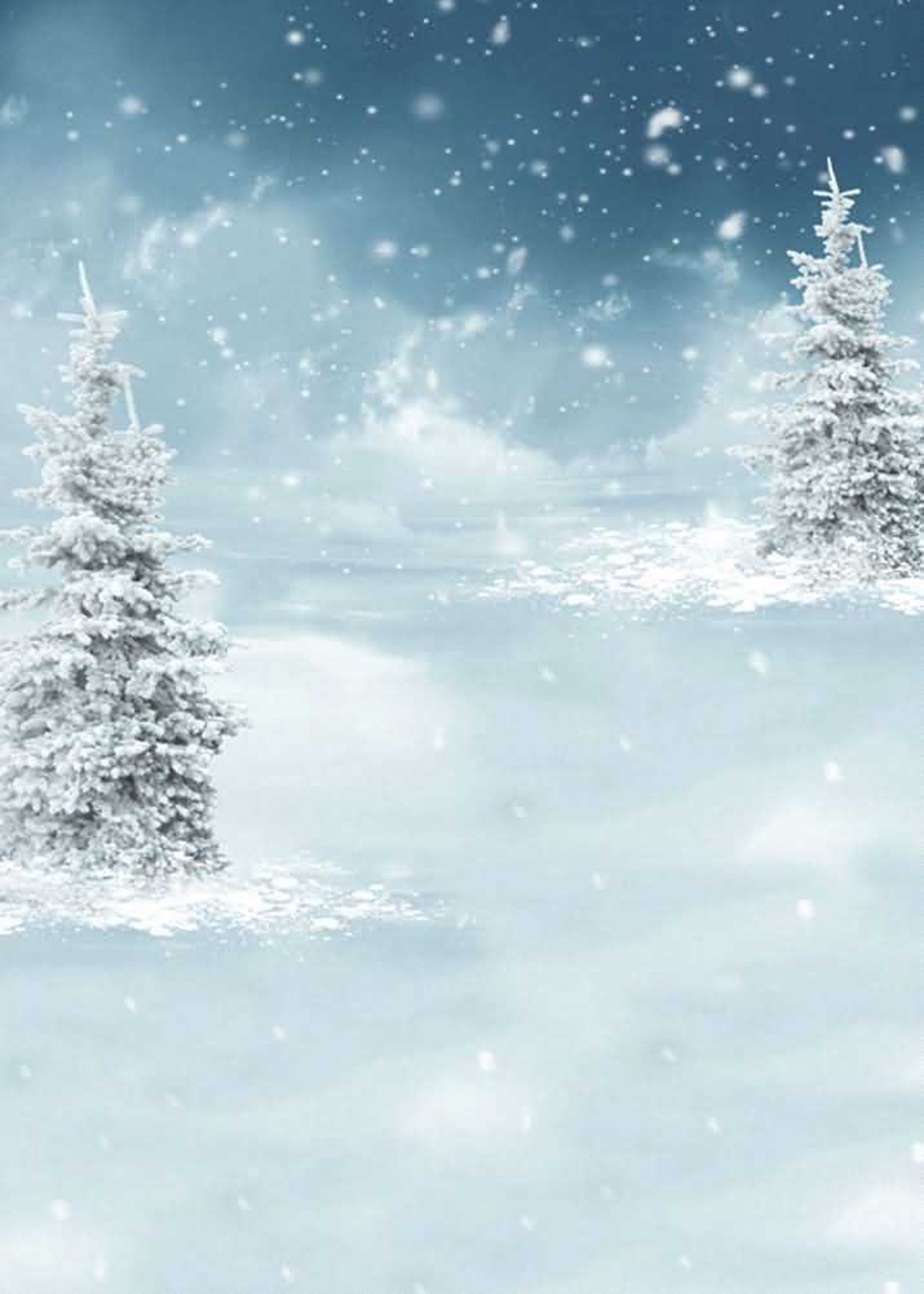 Romantic Snow Backdrop Computer Printed Photography Background - Etsy