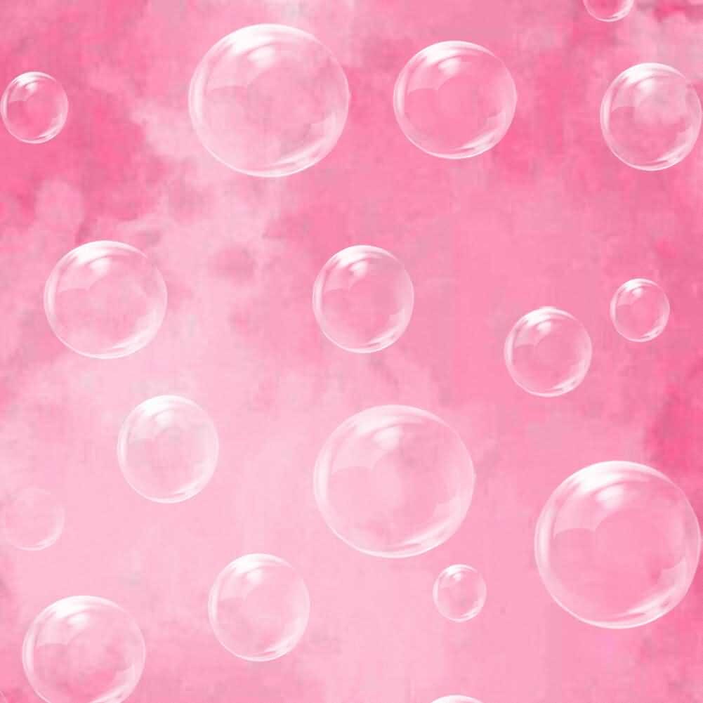 Light Pink Bubbles Background