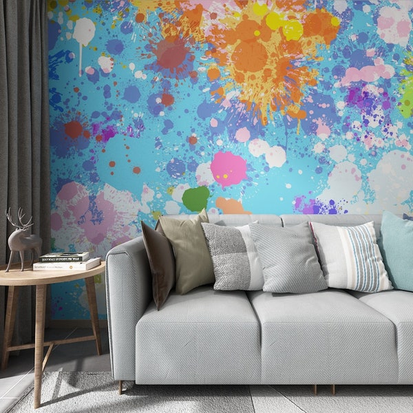 Inkblot Wallpaper - Etsy