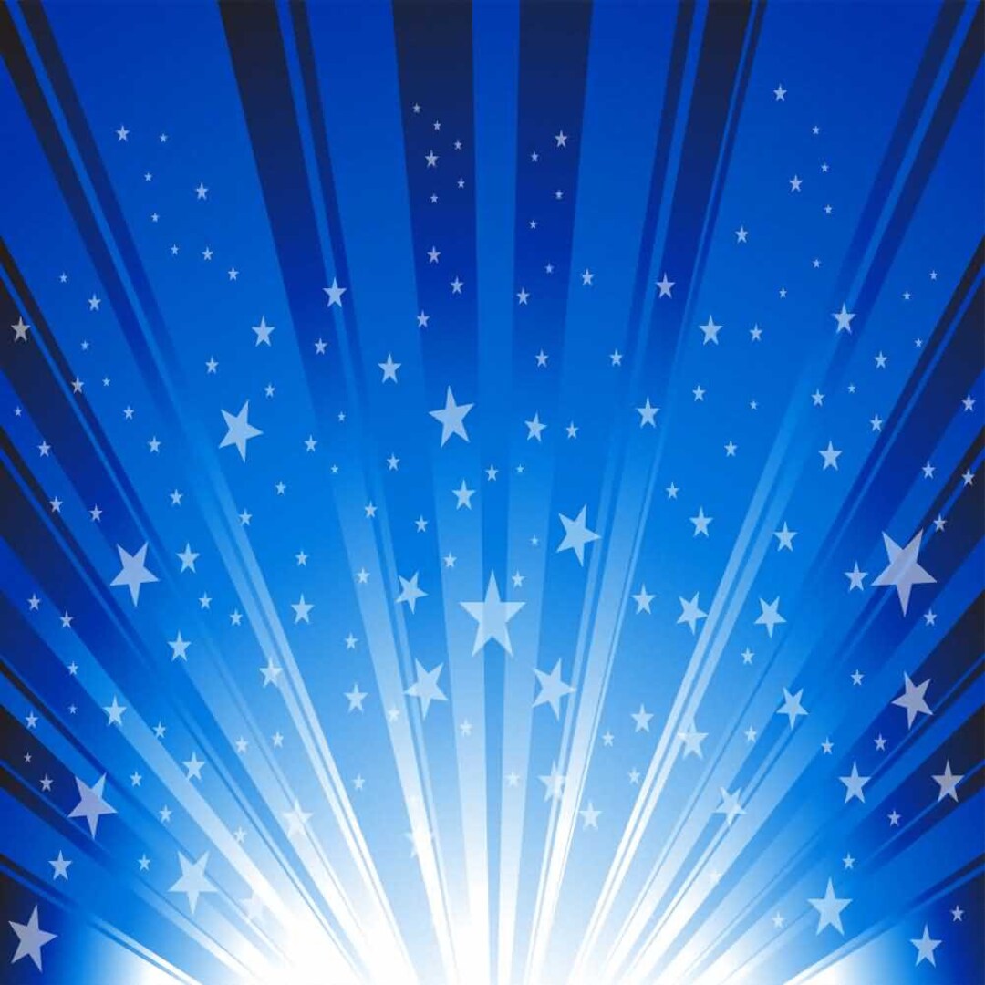 Blue Light Star Photography Computer Print Background Stage - Etsy