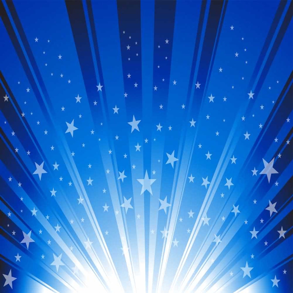 Blue Light Star Photography Computer Print Background Stage - Etsy