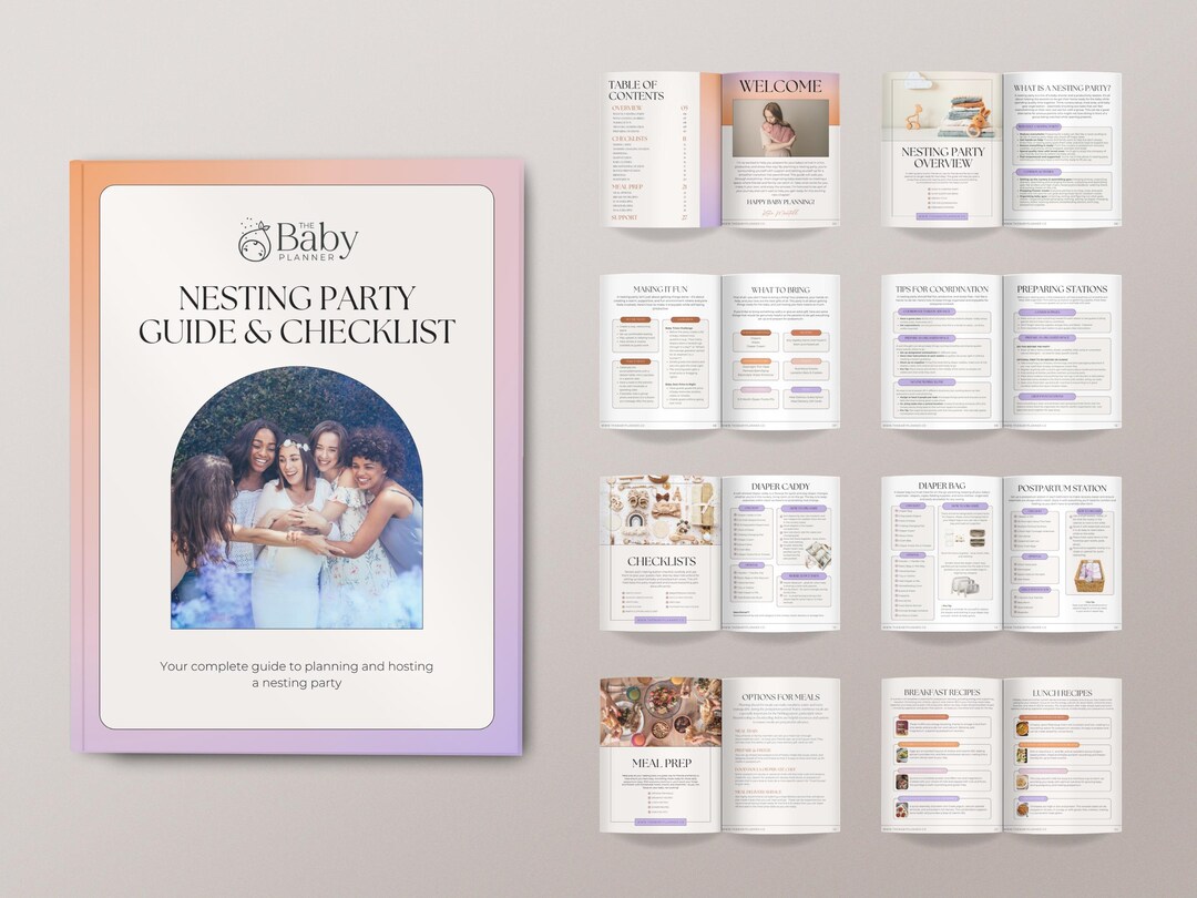 Nesting Party Guide and Checklist | Prepare for a Newborn | Baby Prep ...