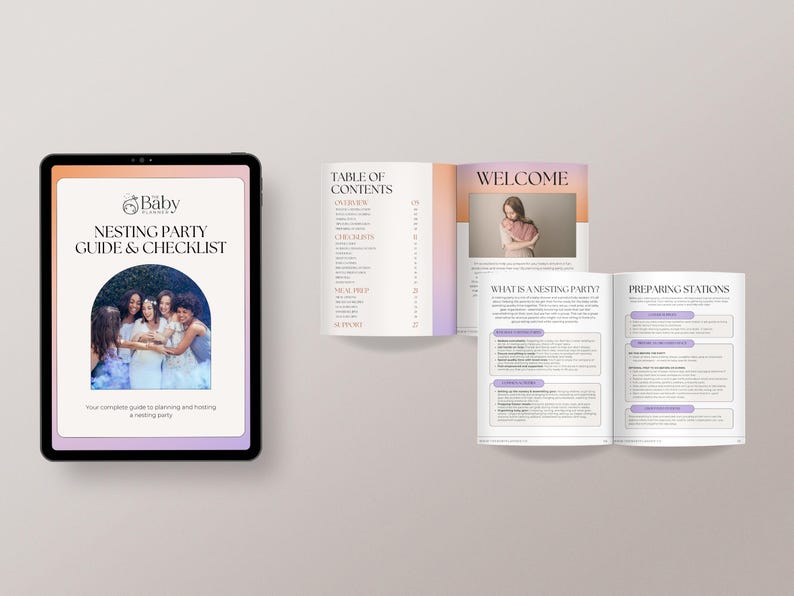 Nesting Party Guide and Checklist | Prepare for a Newborn | Baby Prep ...