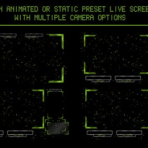 Animated CLEAN Metallic Scoreboard - LIME- Twitch Streamer Overlay Pack ...