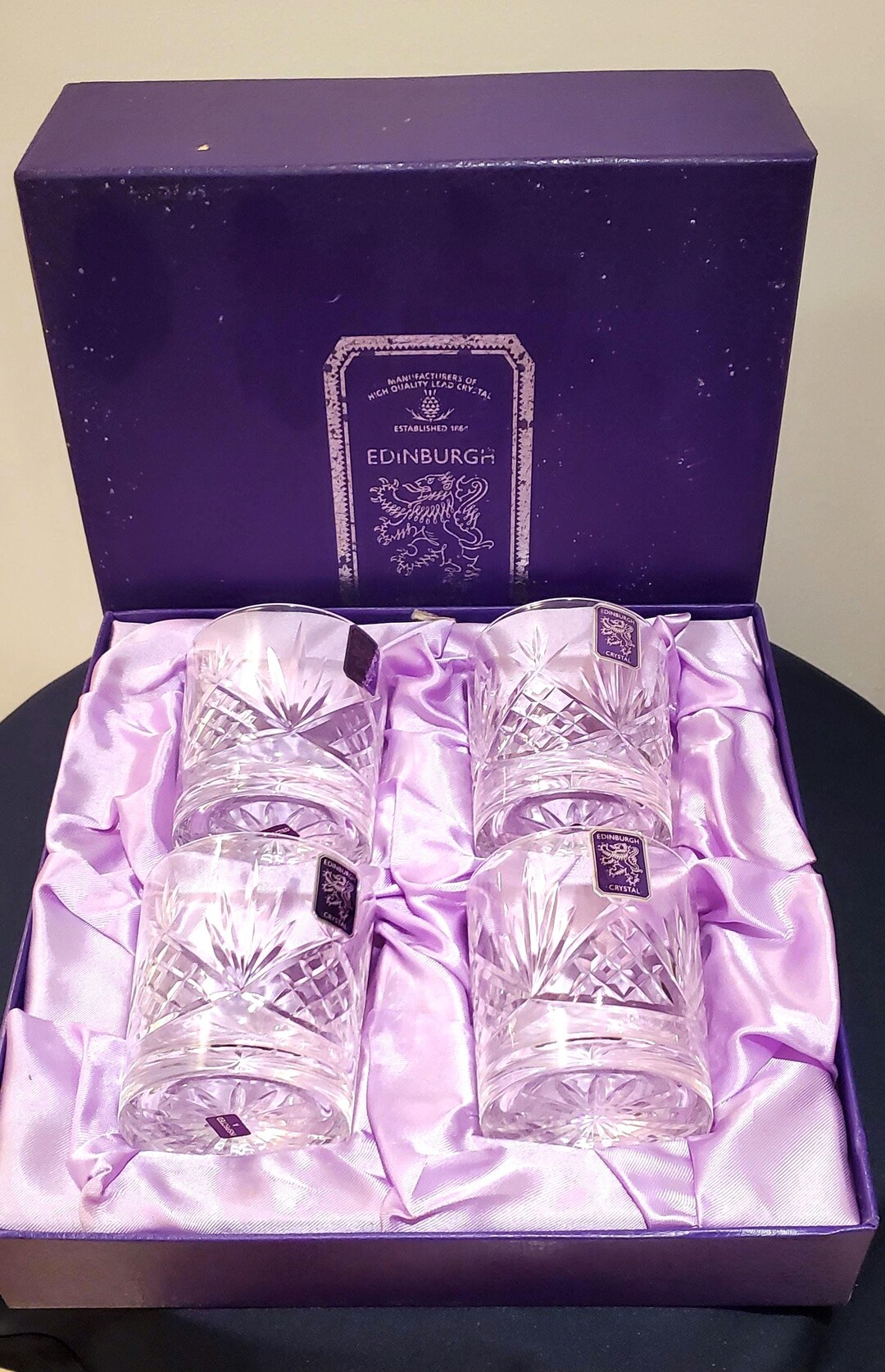 Gorgeous Edinburgh Crystal Glass Set - Etsy