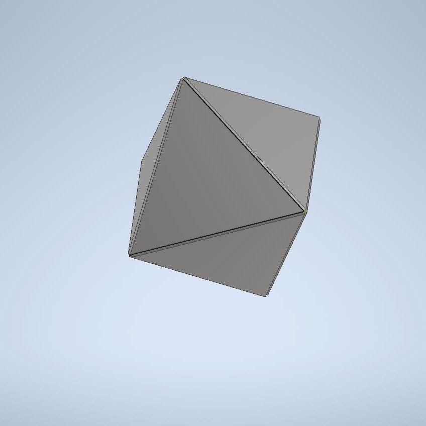 Weld-it Kit Octahedron .get a DXF and SVG Octahedron Design Cut so You ...