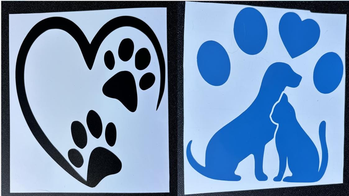 Single Color Decals-custom Decals Vinyl Decals Handmade Decals ...