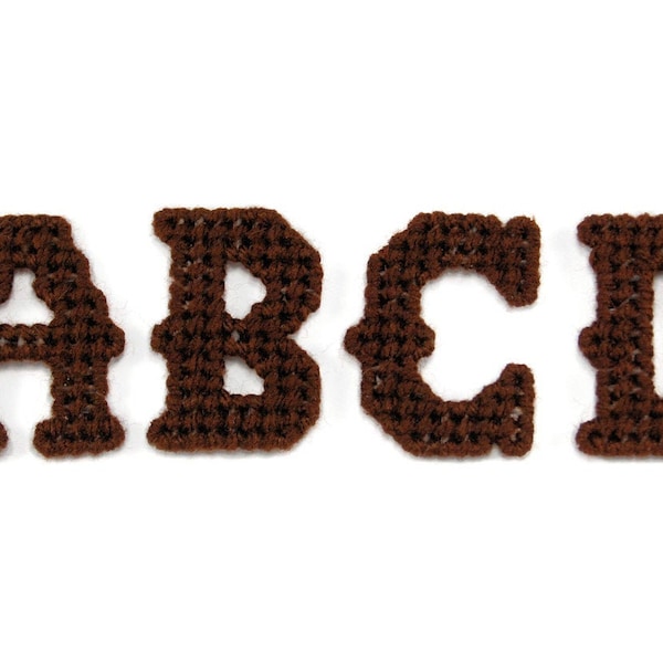 Plastic Canvas Alphabet Letters - Etsy