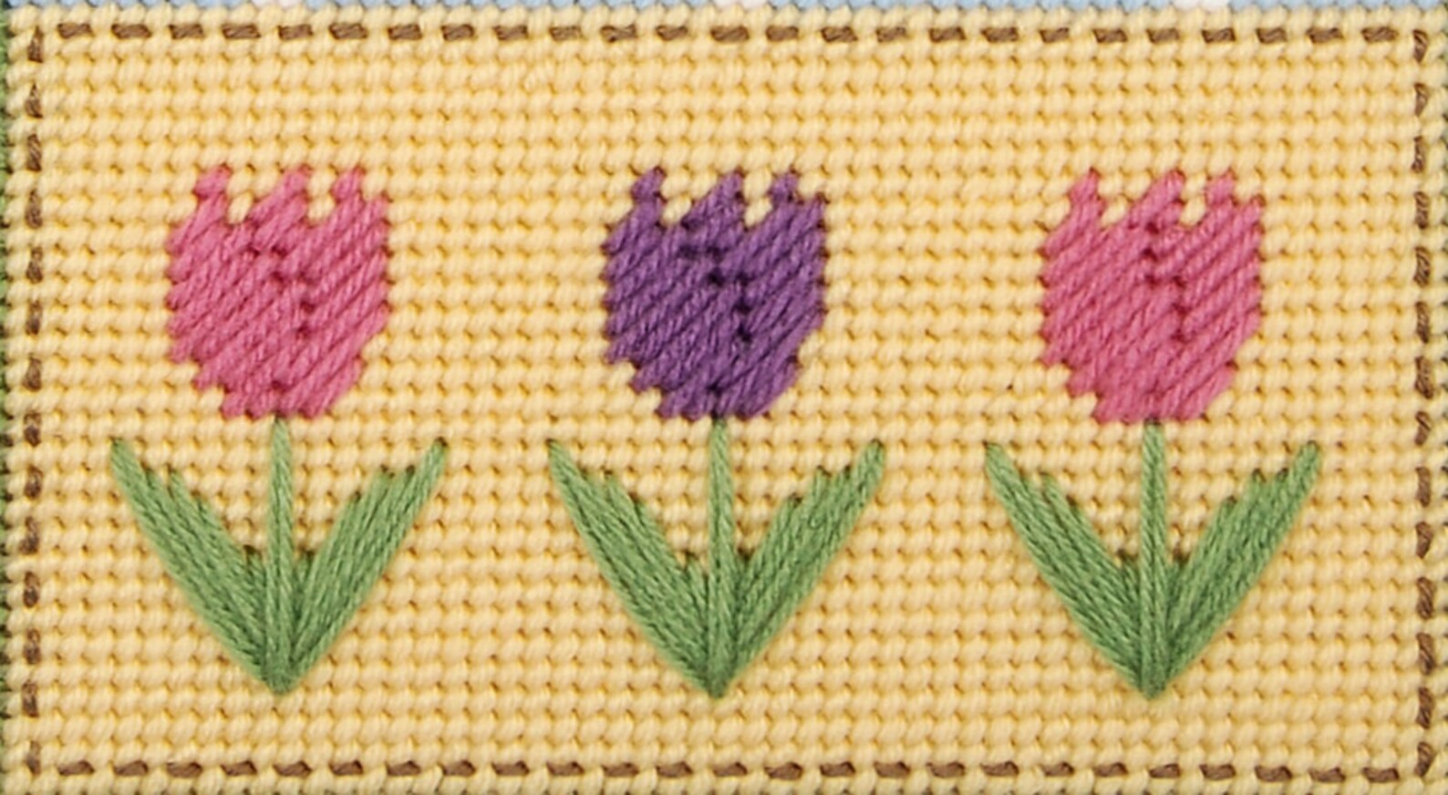 PATTERN: Spring Welcome Wall Hanging in Plastic Canvas - Etsy