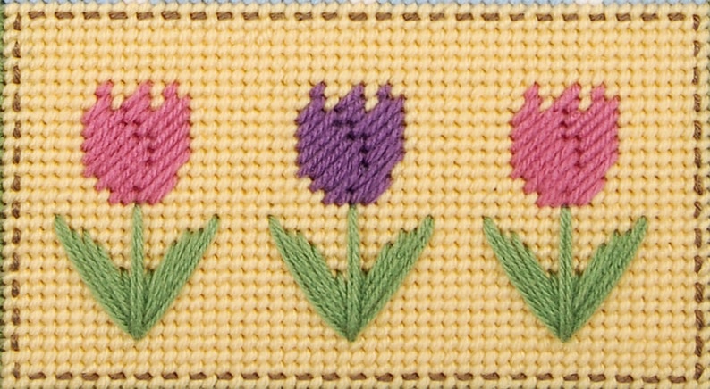 PATTERN: Spring Welcome Wall Hanging in Plastic Canvas - Etsy