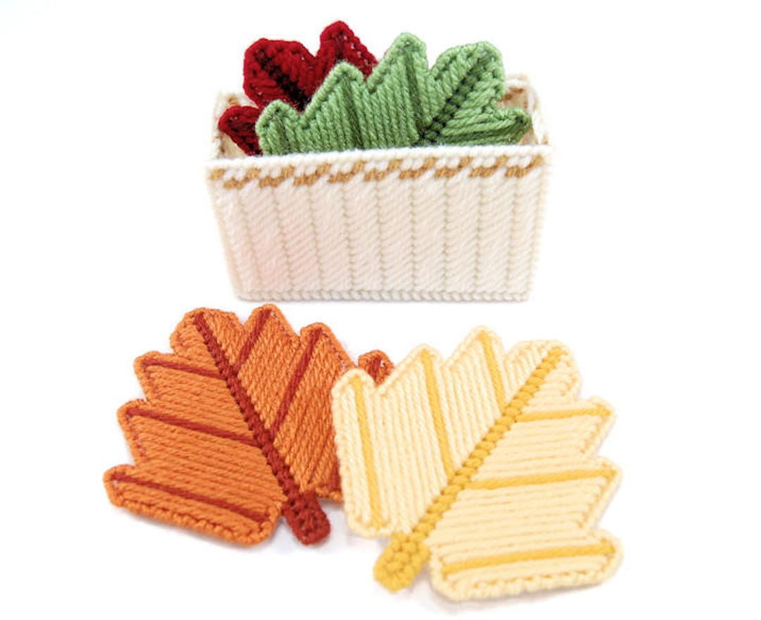 PATTERN: Autumn Leaves in Plastic Canvas - Etsy