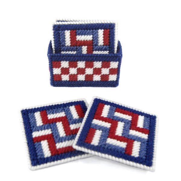 Plastic Canvas Coasters - Etsy