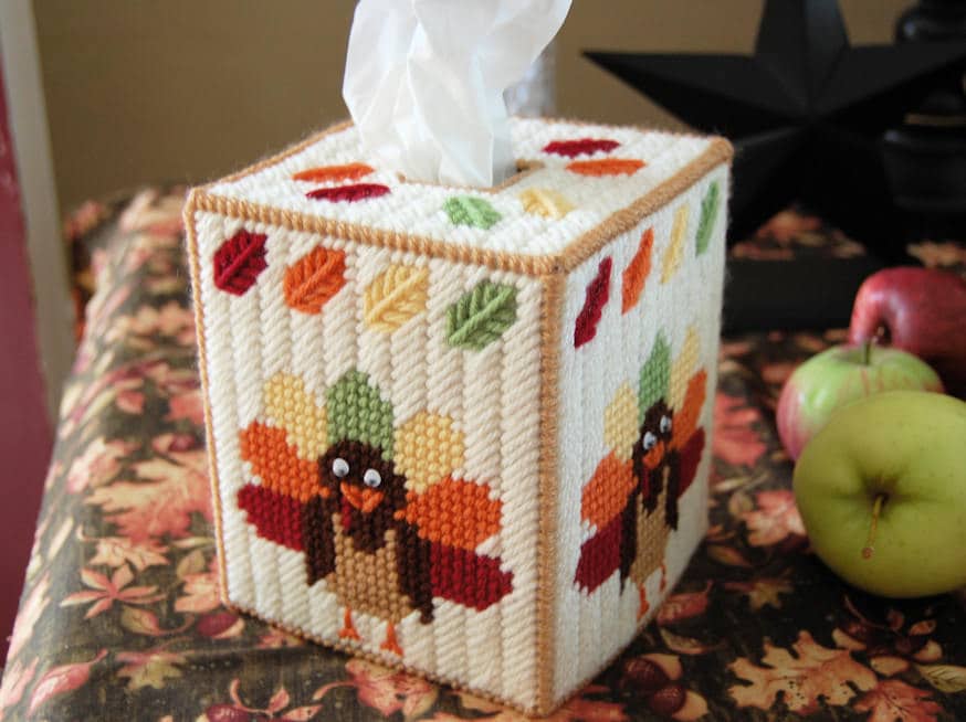 PATTERN: Turkey Tissue Box Cover - Etsy