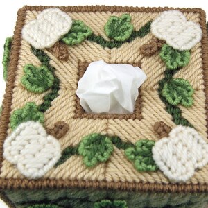 PATTERN: Fall Harvest Plastic Canvas Tissue Box Cover - Etsy