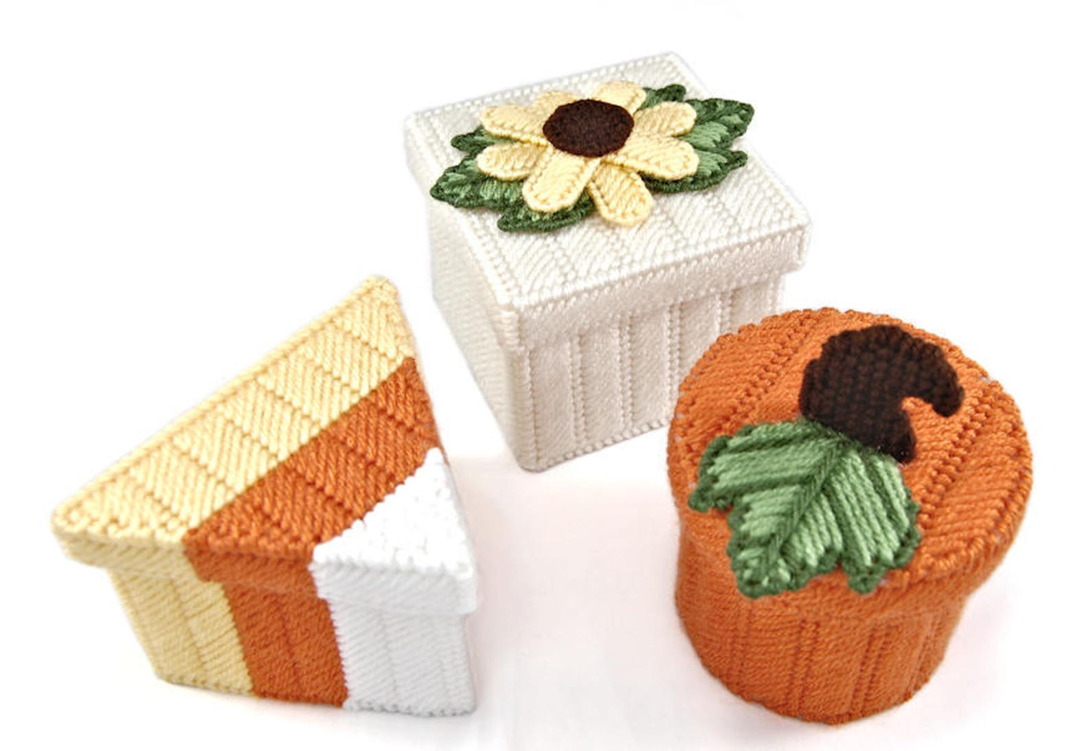 PATTERN: Fall Boxes in Plastic Canvas - Etsy