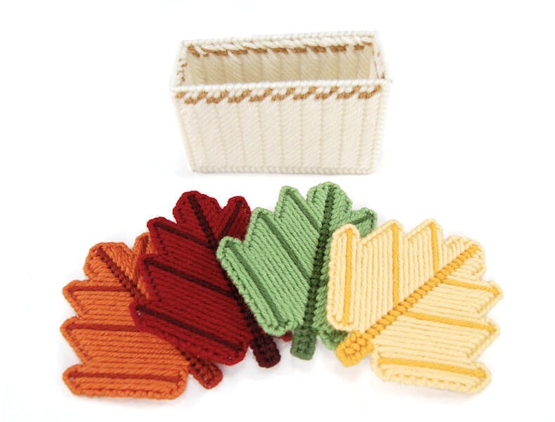 PATTERN: Autumn Leaves in Plastic Canvas - Etsy