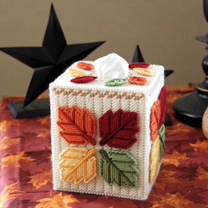 PATTERN: Autumn Leaves in Plastic Canvas - Etsy