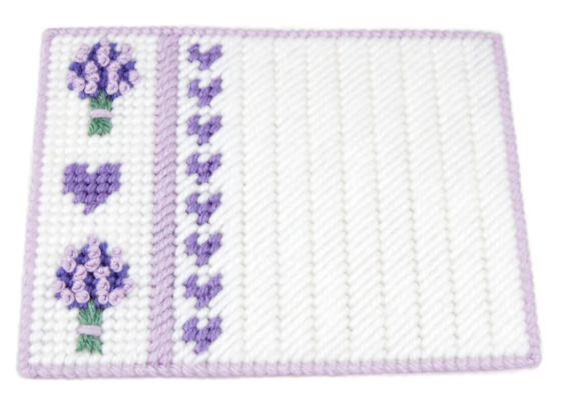 PATTERN: Lovely Lavender Set in Plastic Canvas - Etsy