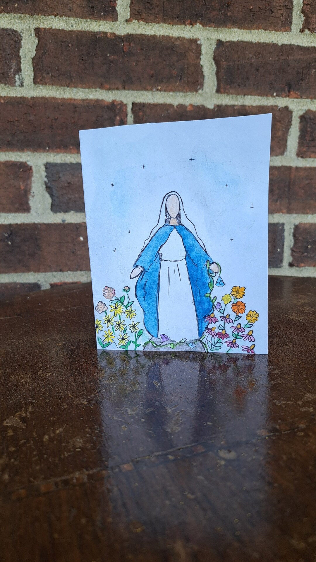 Catholic Thank You Card: Mary the Mother of God Thank You Card - Etsy