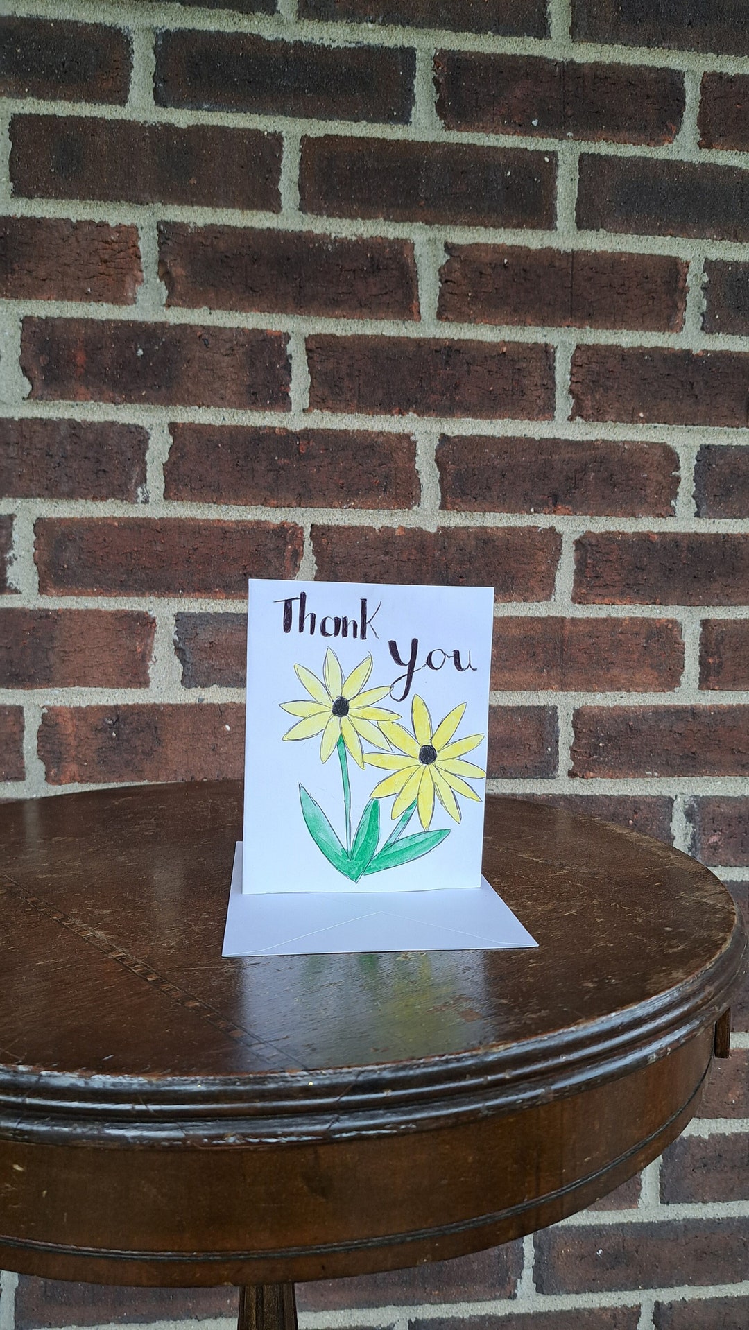 Black-eyed Susan Thank You Card - Etsy