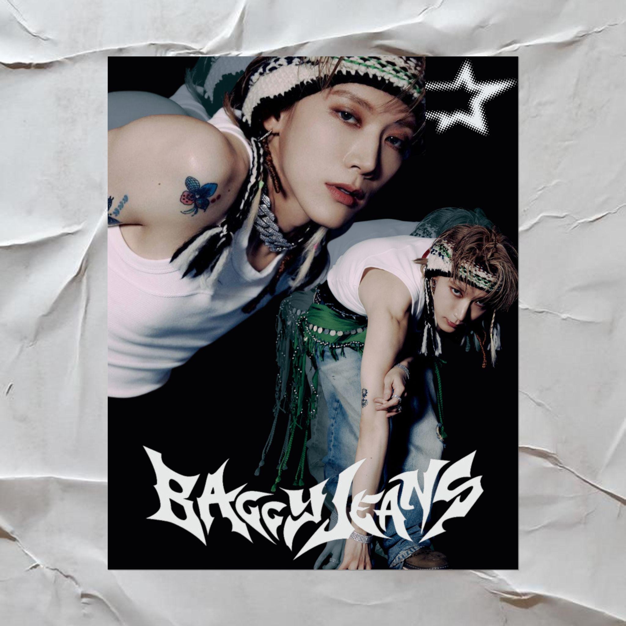 Y2K Aesthetic NCT Ten Baggy Jeans Poster - NCT Aesthetic Poster - Aesthetic K-pop Poster - Etsy