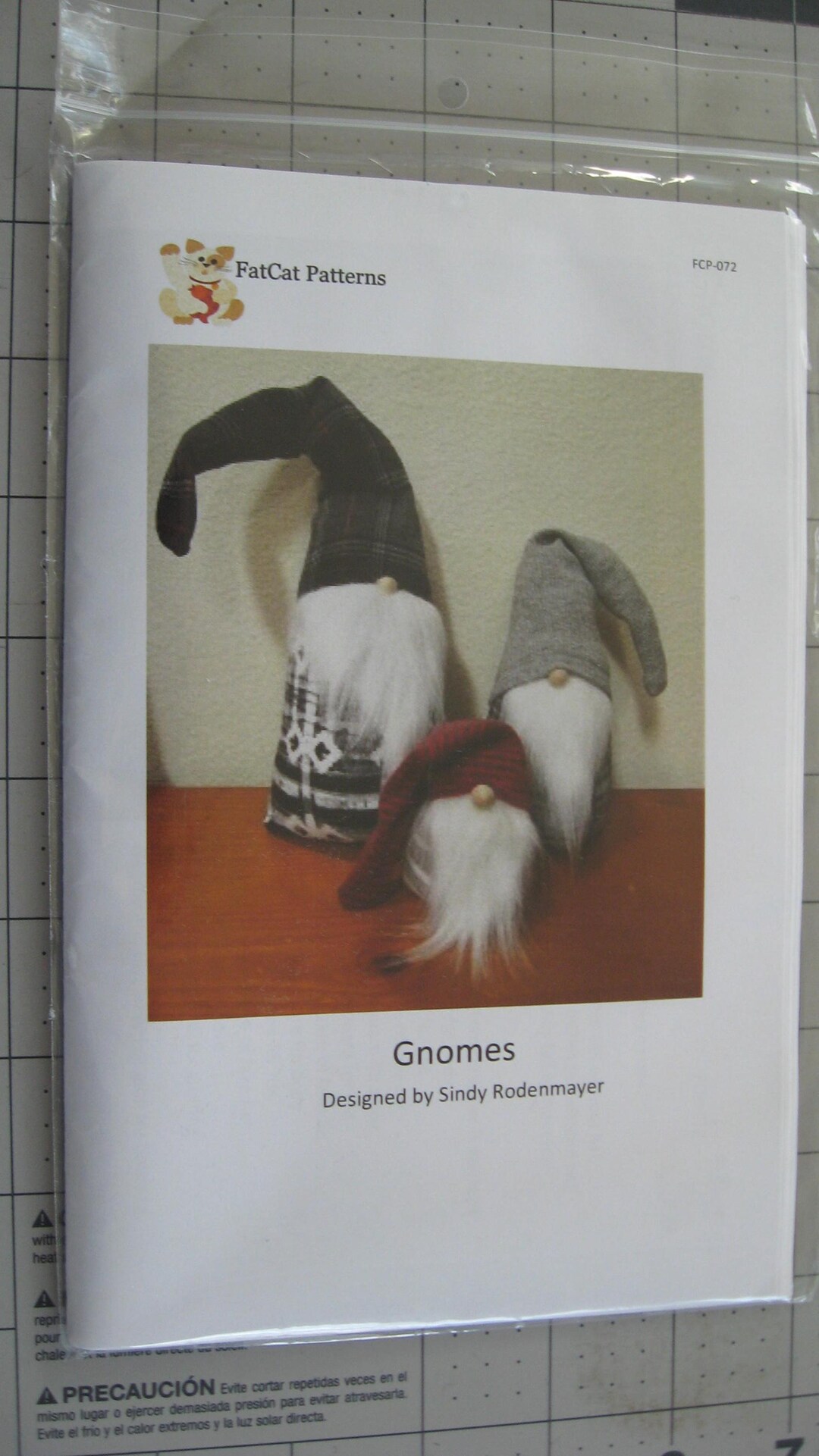 New Uncut Gnome Gnomes Sewing Pattern by Fatcat Patterns - Etsy