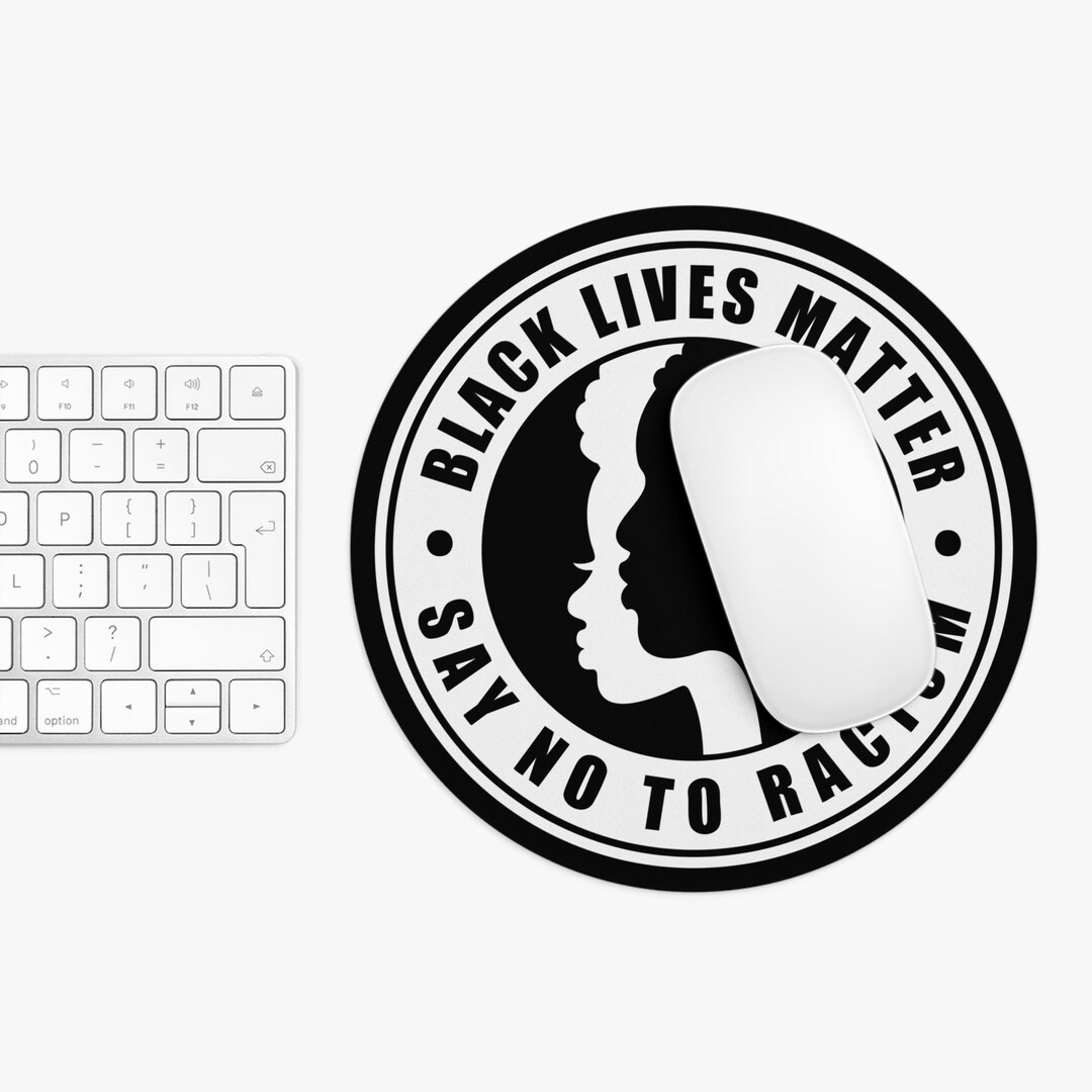 BLM Mouse Pad Black Lives Matter Design Office Decor, Gift for ...
