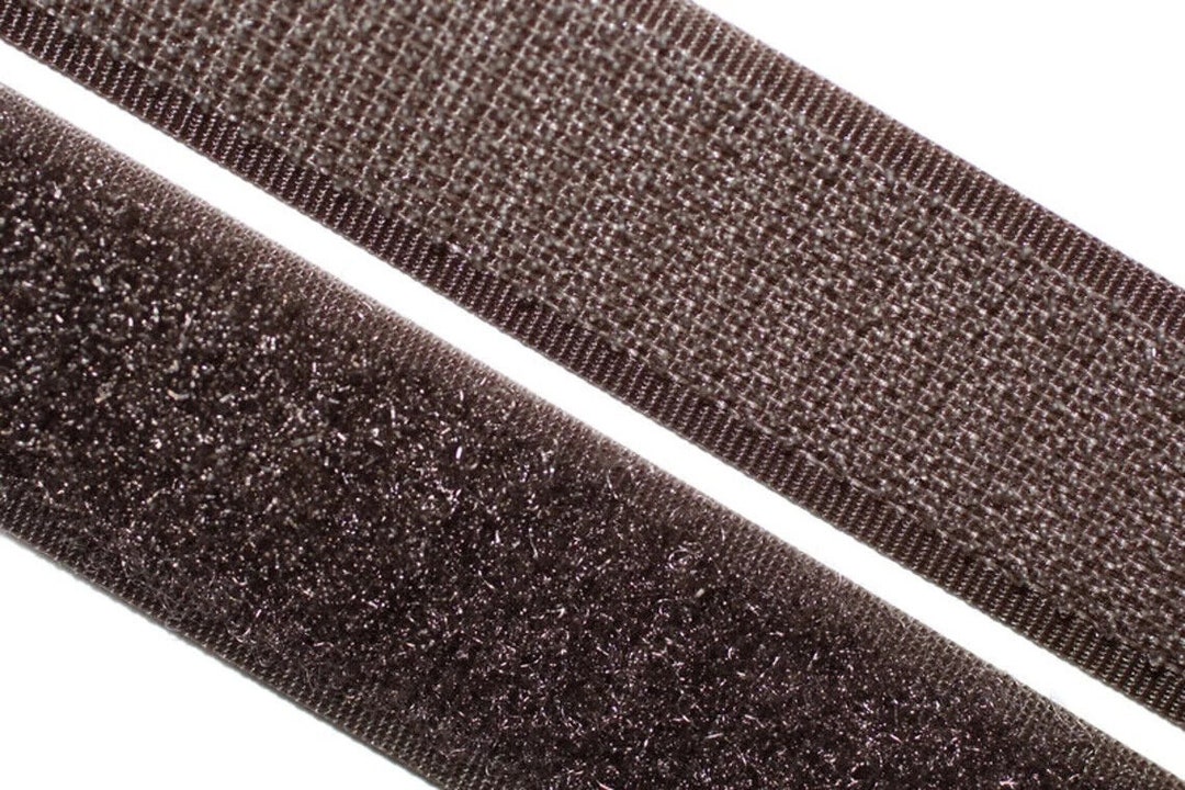VELCRO® Sew on Tape Hook and Loop – Dark Brown Various Widths, Lengths ...