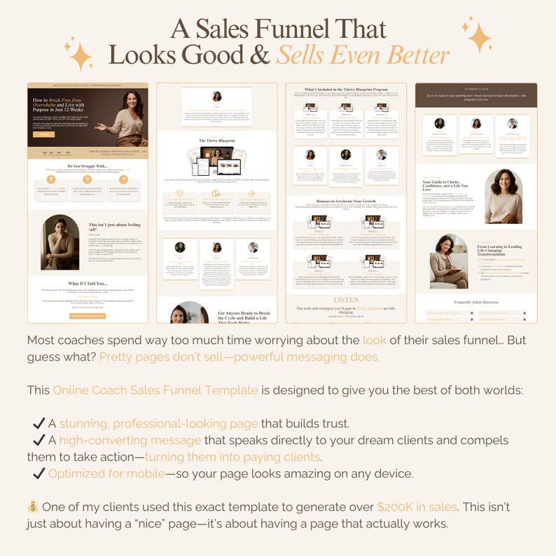 Course Sales Funnel Template: Systeme.io Website (digital Download) - Etsy