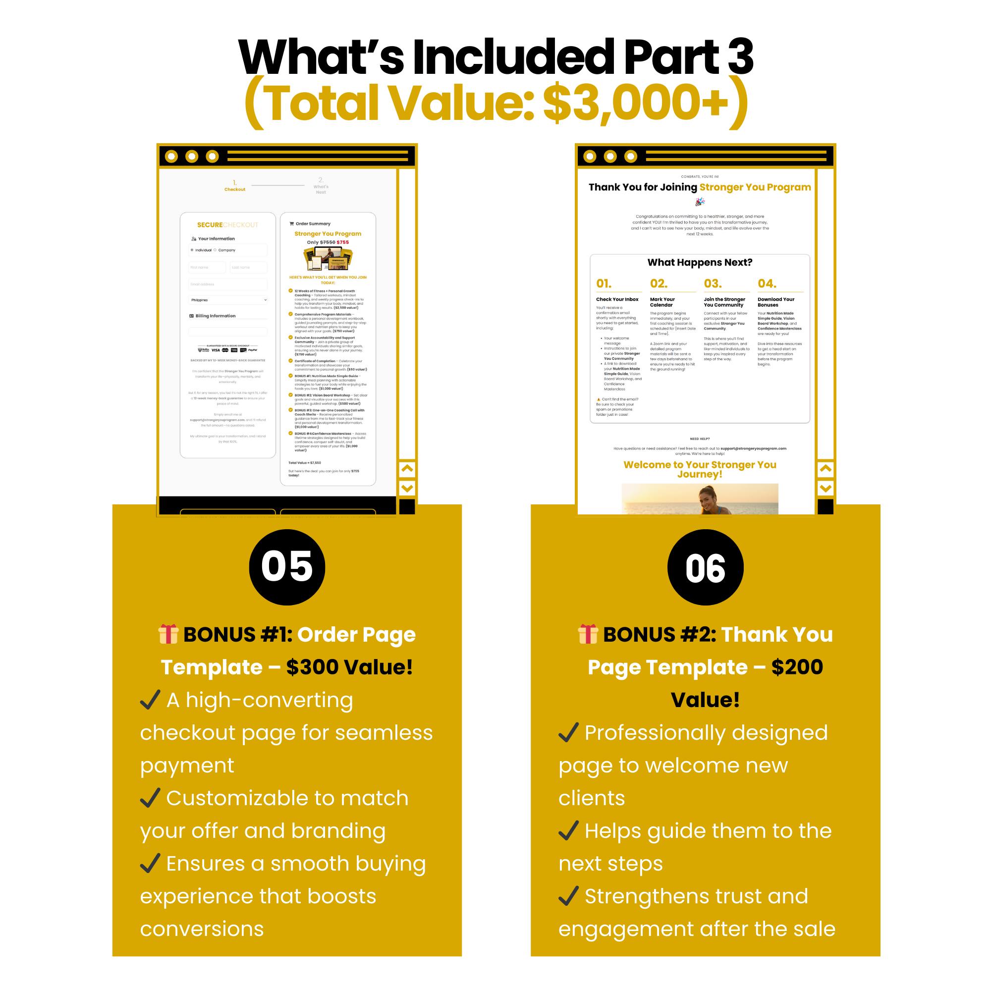 Systeme.io Funnel | Sales Funnel Templates | Fitness Sales Funnel ...