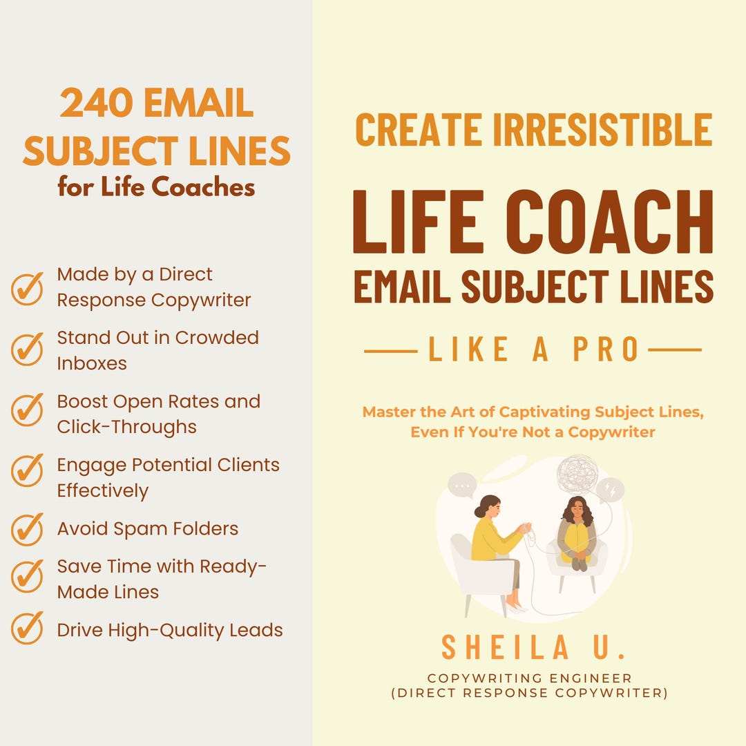 Subject Line Ideas for Motivational Coach, Personal Growth Coach ...