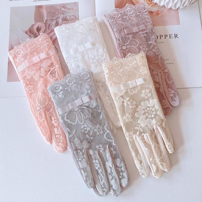Lace Gloves - Etsy
