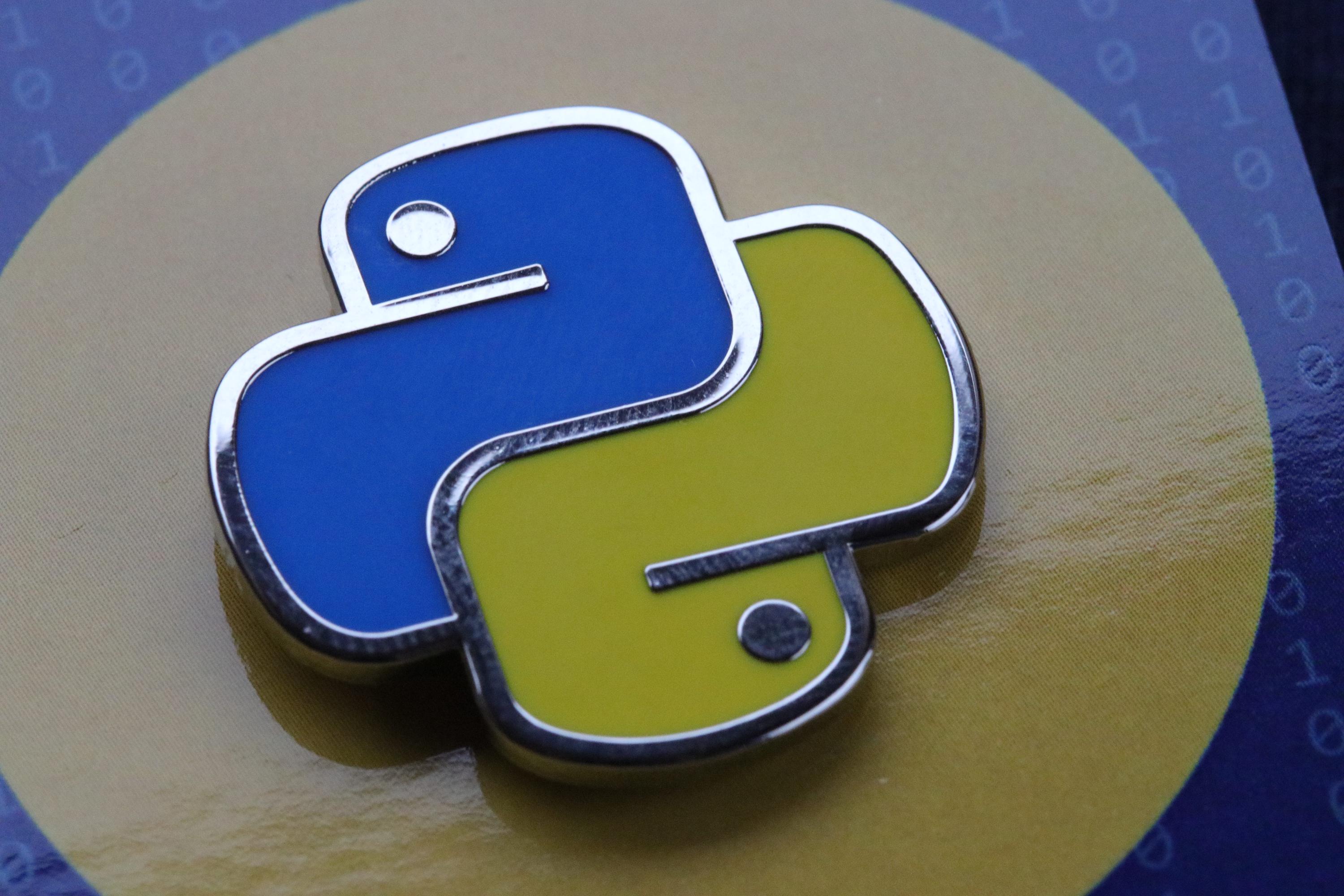 Python Enamel Pin: Coding Language, Computer Scientist Gift for ...
