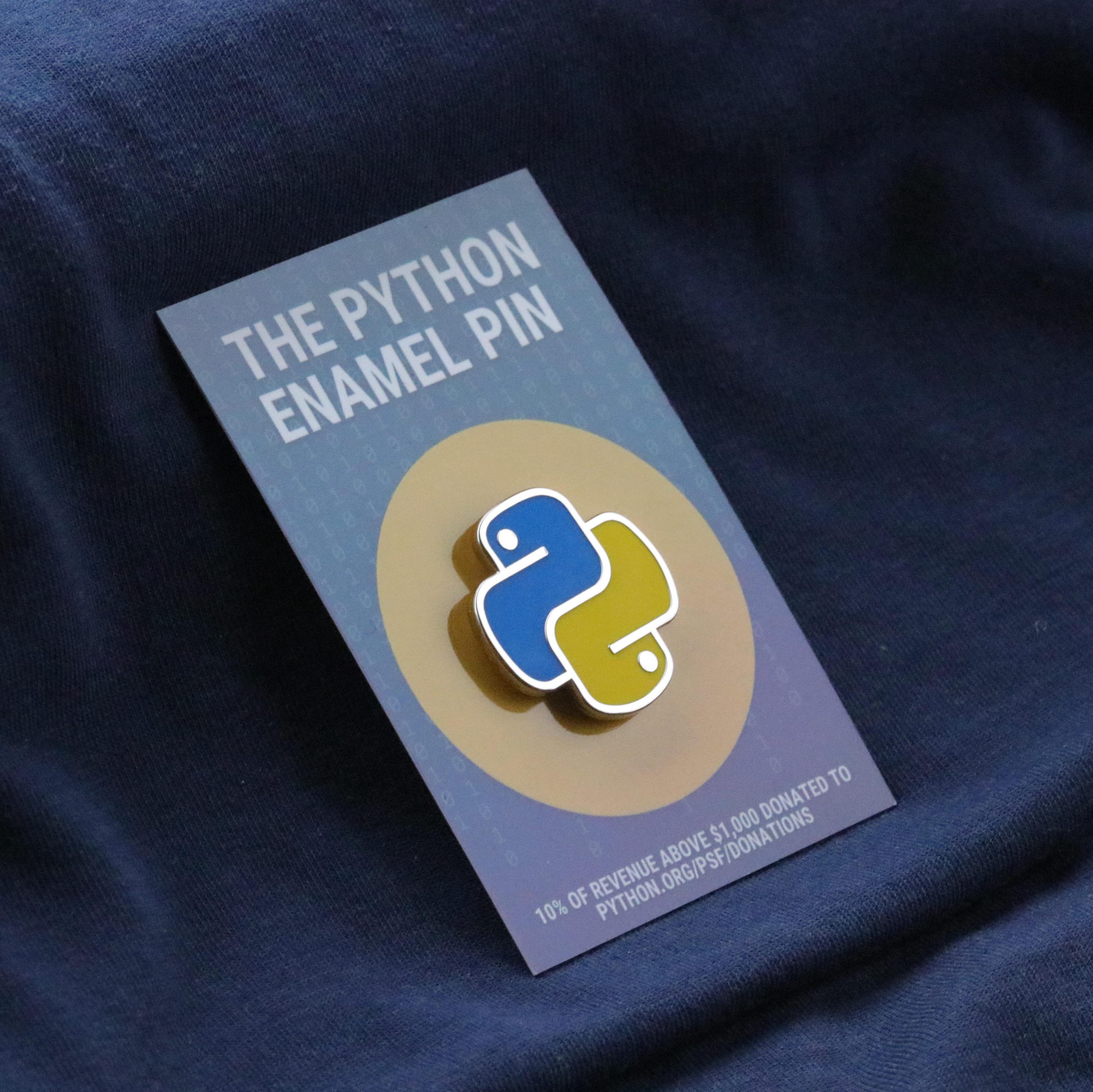 Python Pin Coding Language Enamel Pin Python Accessories For Computer Scientist Software