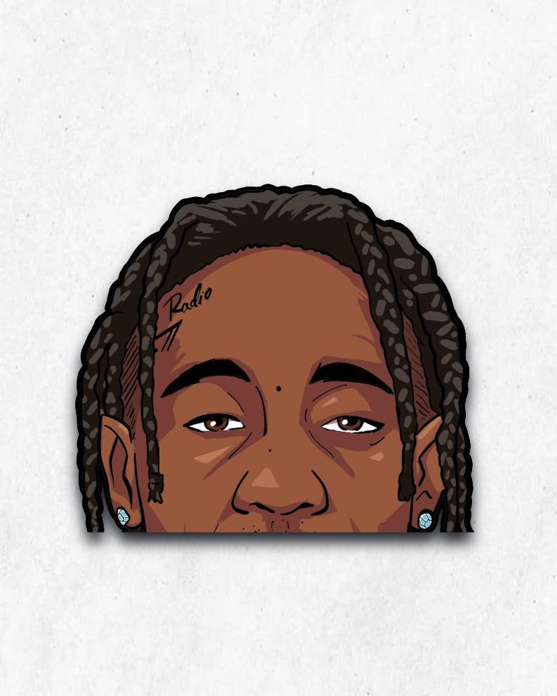 Travis Scott Peeker Vinyl Sticker Peeker Peekers Durable Waterproof UV ...