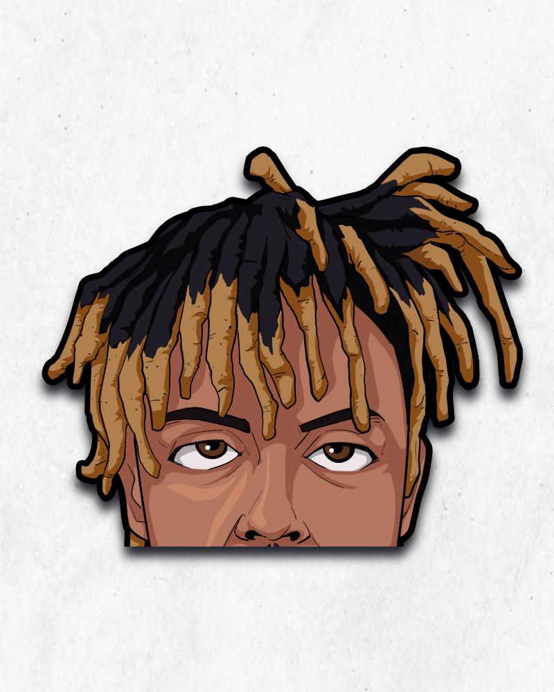 Juice WRLD Peeker | Vinyl Sticker | Peeker | Peekers | Durable ...