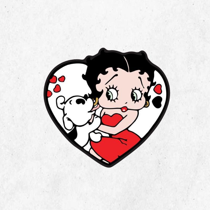 Betty Boop | Vinyl Sticker | Peeker | Peekers | Durable Waterproof | UV ...