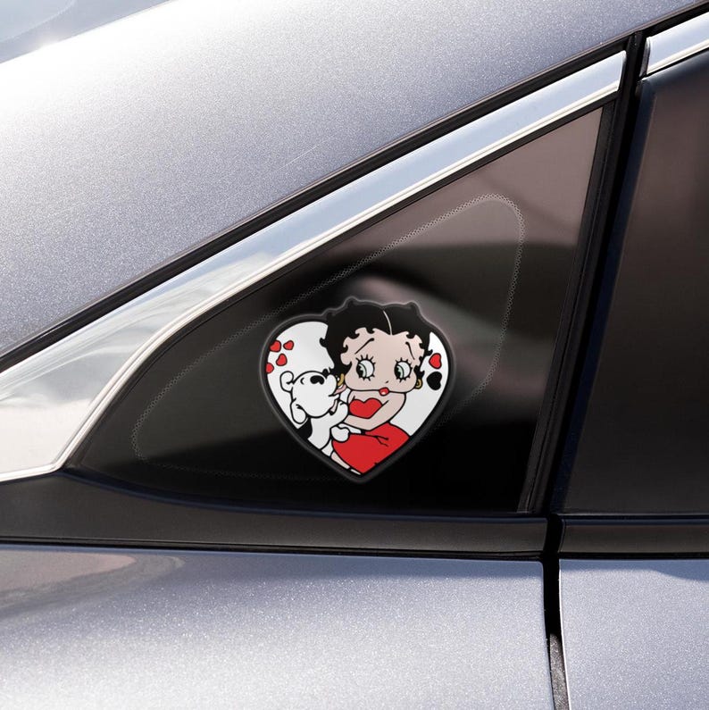 Betty Boop | Vinyl Sticker | Peeker | Peekers | Durable Waterproof | UV ...