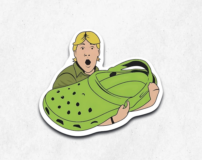 Crikey! Waterproof Vinyl Sticker Croc Lover Decal - Etsy